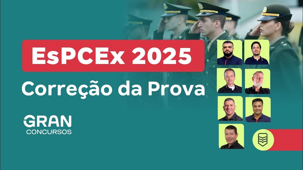 Concurso EsPCEx 2025: Correção da Prova - YouTube