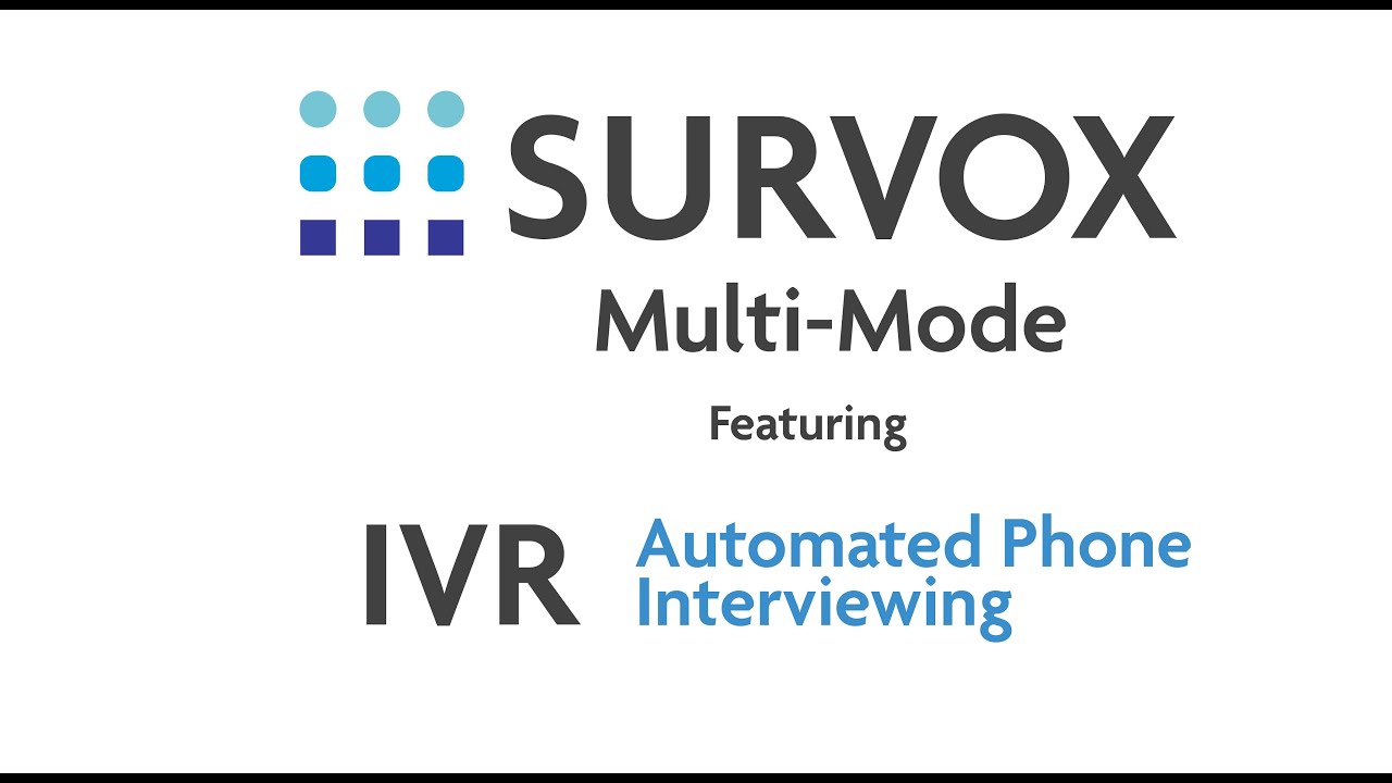 Multi Mode featuring Survox IVR - YouTube