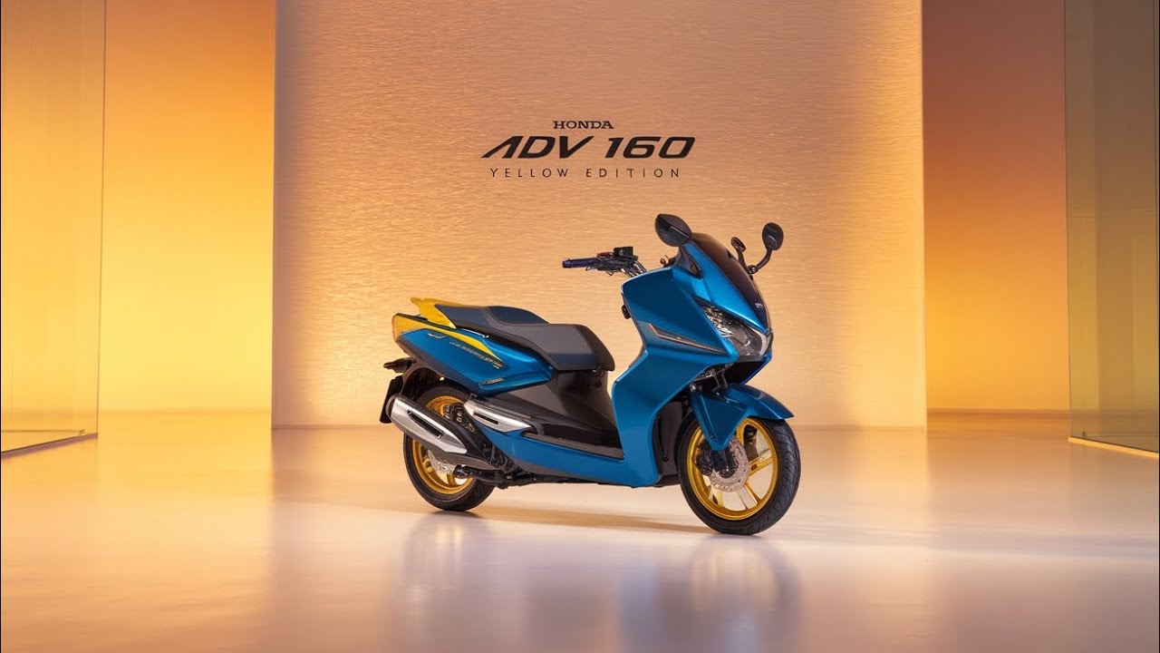 Honda’s Boldest Scooter Yet! ADV 160 2026 Yellow Tricolor RETURNS ...
