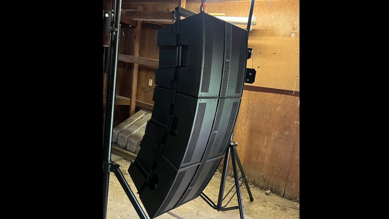 Flying Practice | Presonus CDL 12P Speakers | Temp Flybar - YouTube