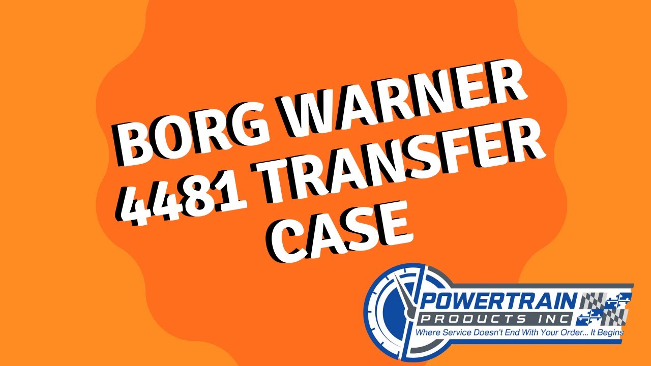 Borg Warner 4481 Transfer Case - YouTube