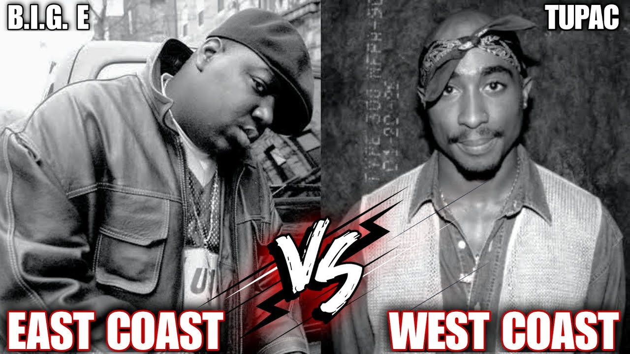 West coast vs East coast full story| Tupac | SnoopDogg | Biggie | Nas ...