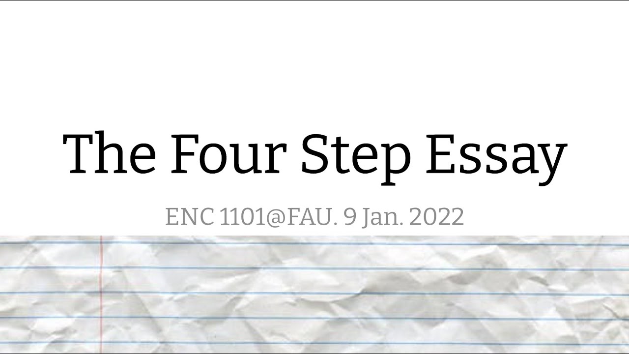 An Introduction to the Four Part Essay - YouTube