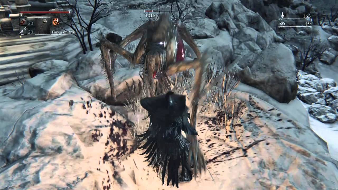 Don't do this against the tick monsters on bloodborne - YouTube