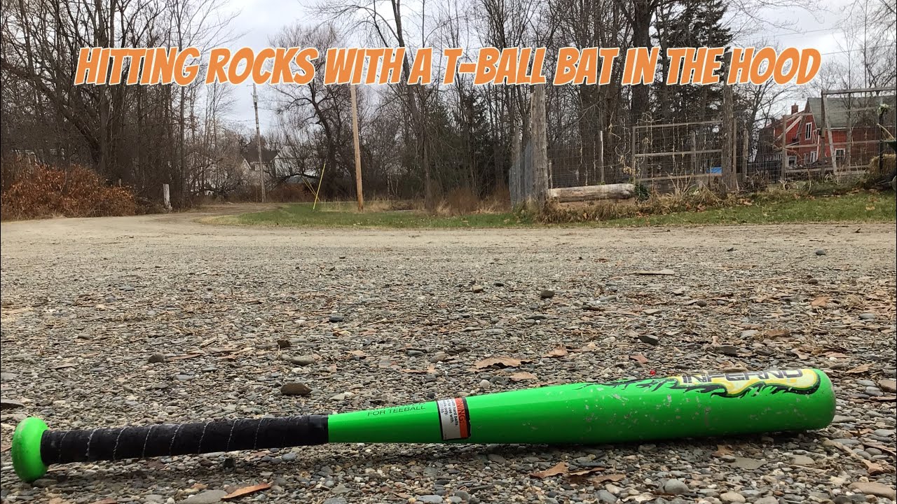 Hitting rocks with a t-bat into my neighbors yard (The hood) #Viral # ...