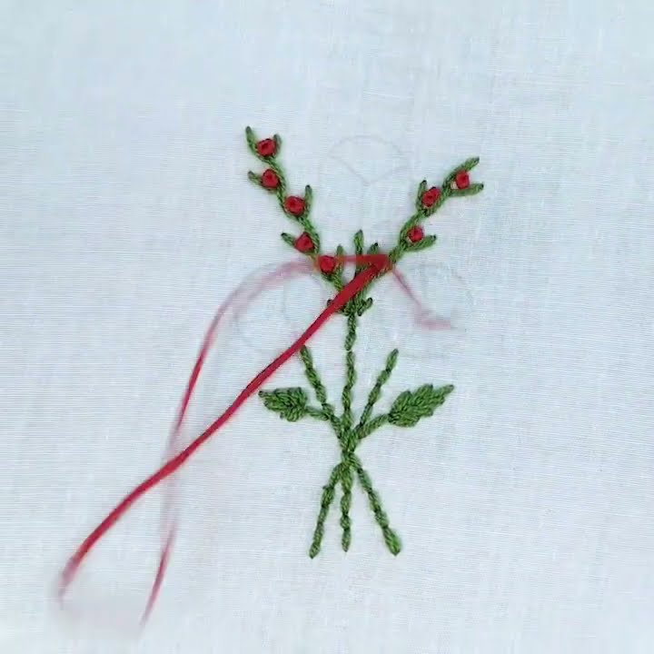 Satin stitch tutorial Hand embroidery for beginners - YouTube