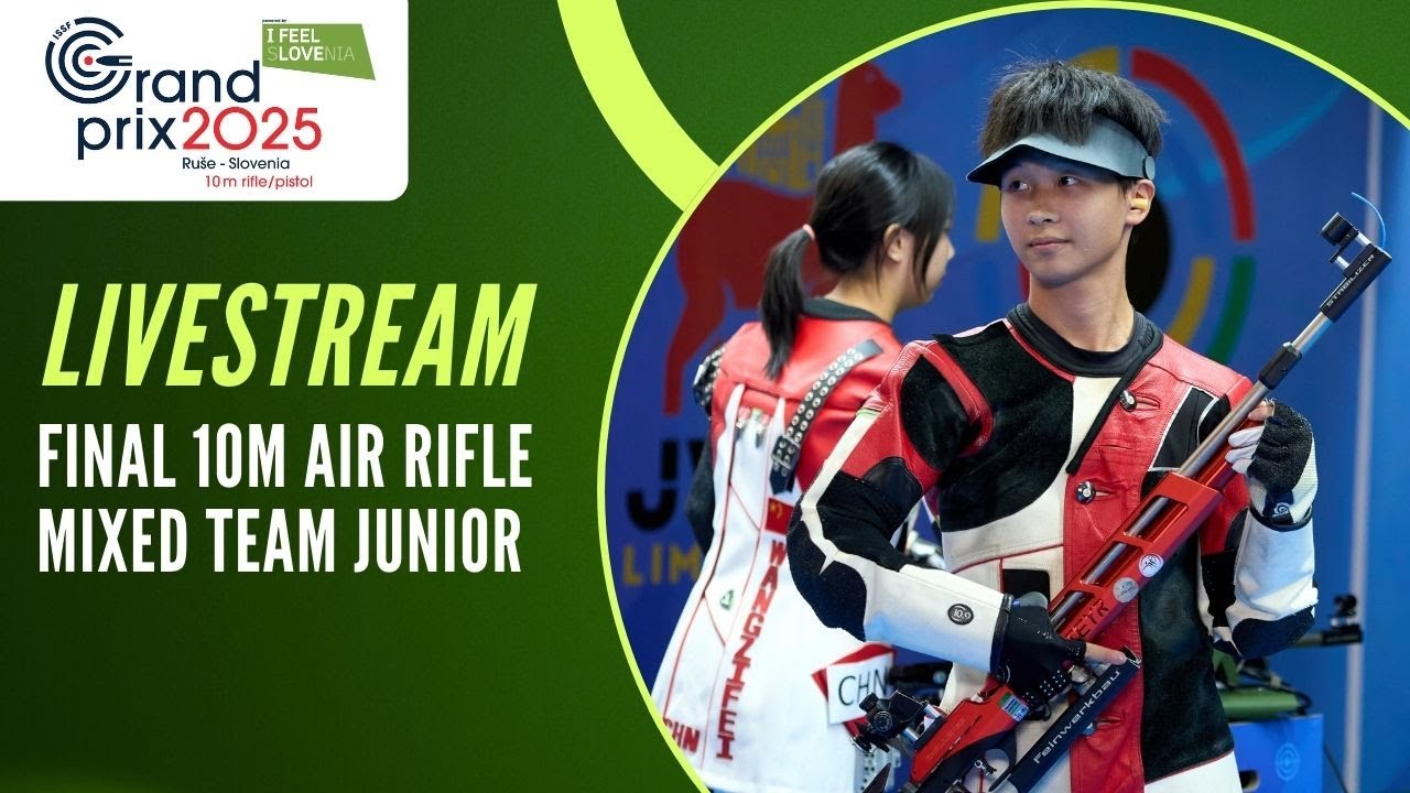 10m Air Rifle Mixed Team Junior Final - Ruse (SLO) - ISSF Grand Prix ...