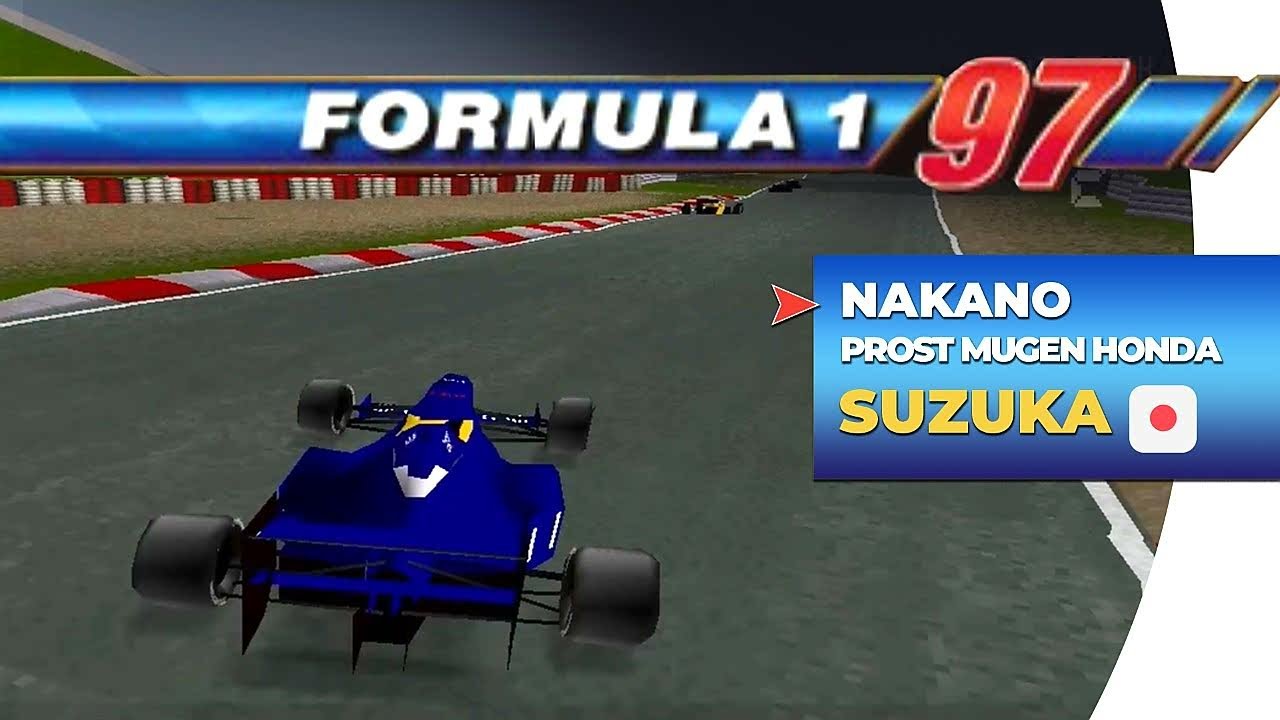 F1 97 ps1 gameplay: Suzuka - Shinji Nakano - YouTube