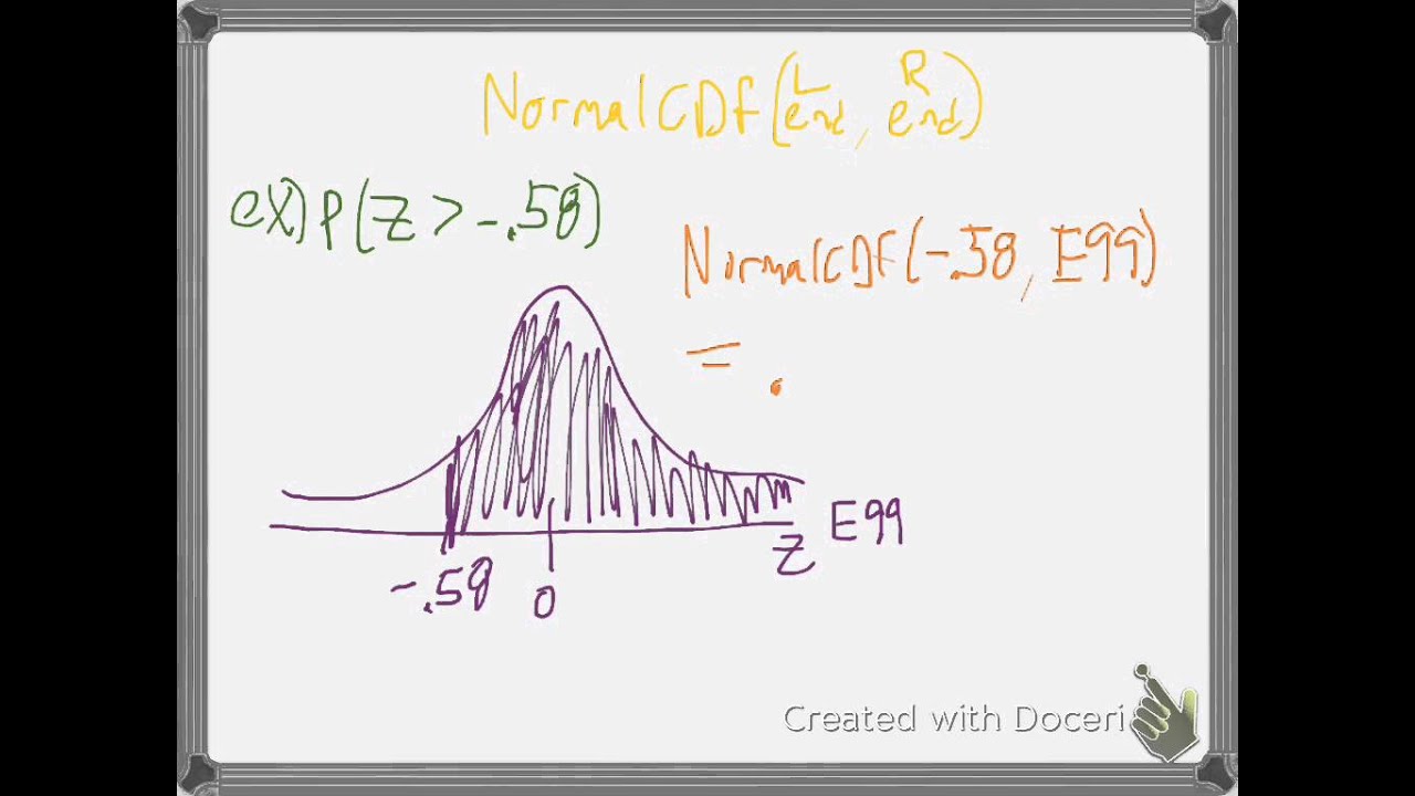 NormalCDF examples - YouTube
