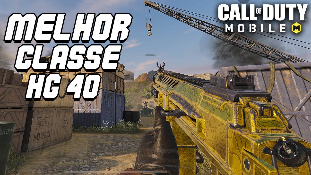 CALL OF DUTY MOBILE - HG 40 NO META? MELHOR CLASSE DE HG 40 - YouTube