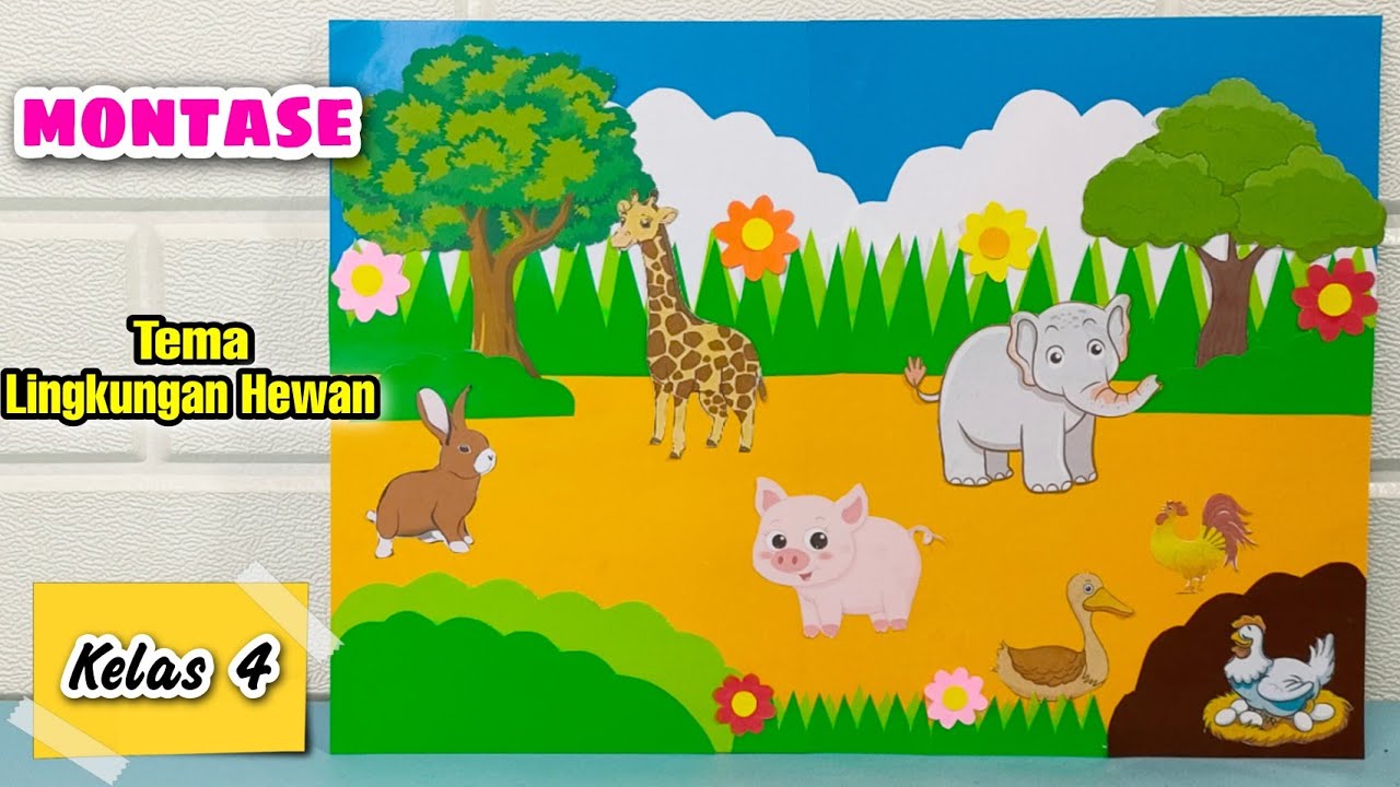 Cara Membuat Montase Yang Mudah Dan Simpel || Membuat Karya Seni ...