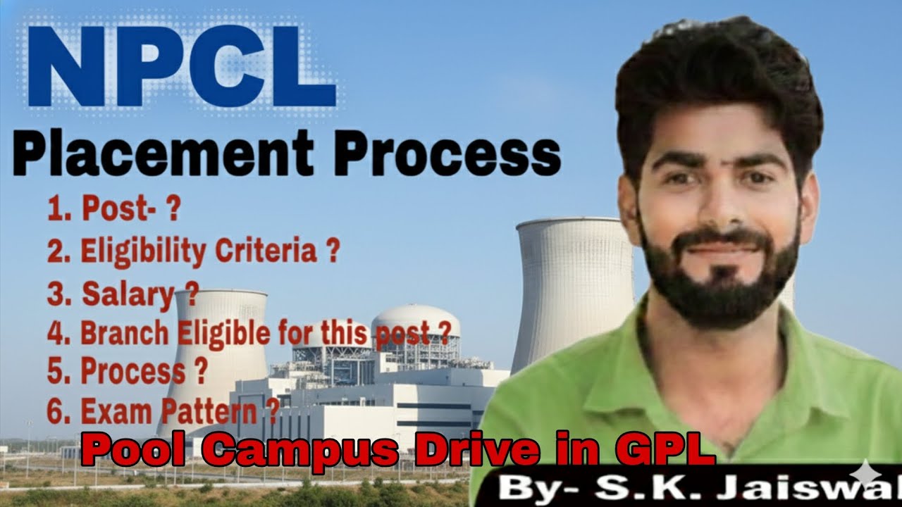Placement Process of NPCL Noida || रसions Academy || S.K.Jaiswal - YouTube