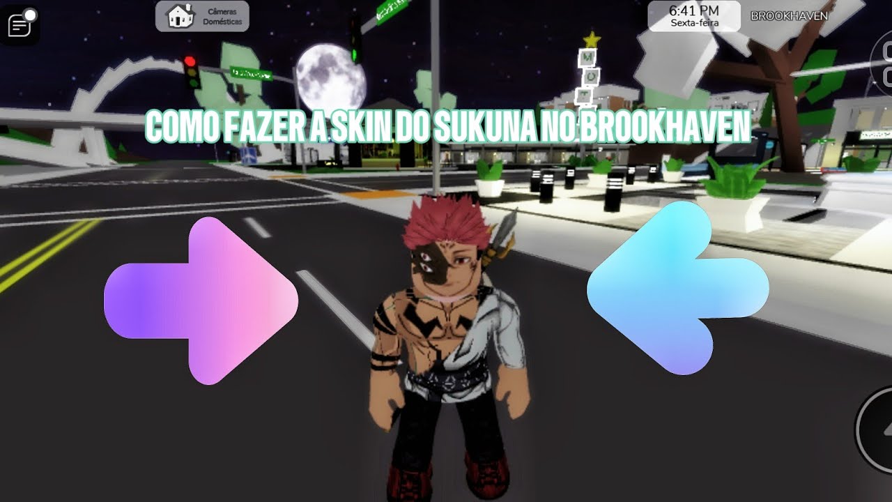 Como fazer a skin do Sukuna no Brookhaven #videos #roblox #brookhaven ...