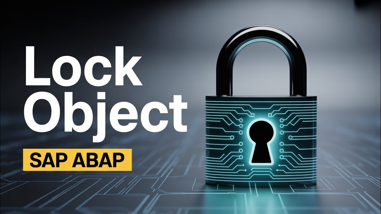 Lock Object in SAP ABAP | Step-by-Step Tutorial for Beginners | SAP ...