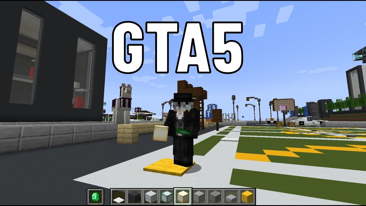 GTA5 map in minecraft - YouTube