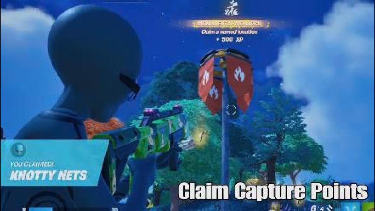 Claim Capture Points - Stage 2 of 2 - Fortnite Weekly Quest - YouTube