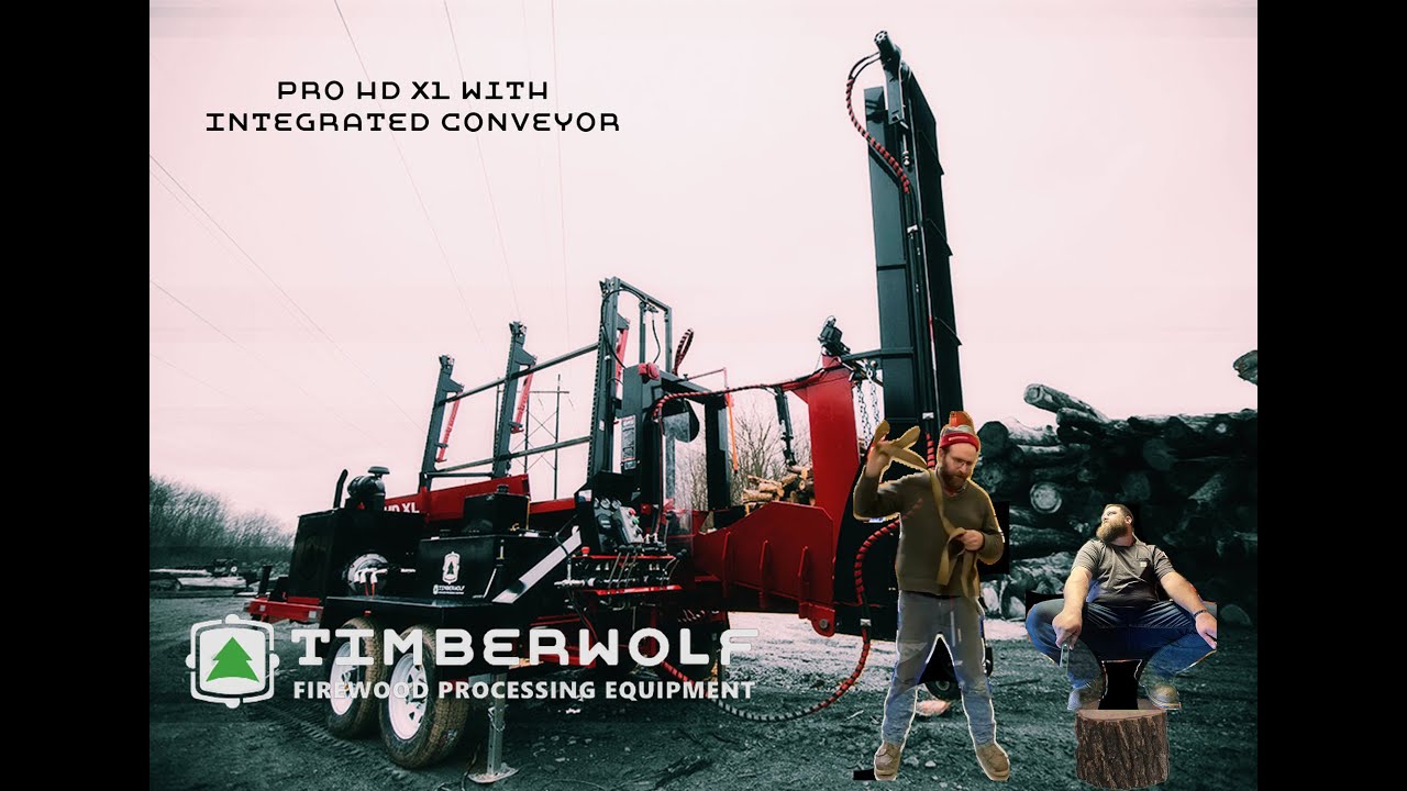 Timberwolf Pro HD XL with Integrated Conveyor - YouTube