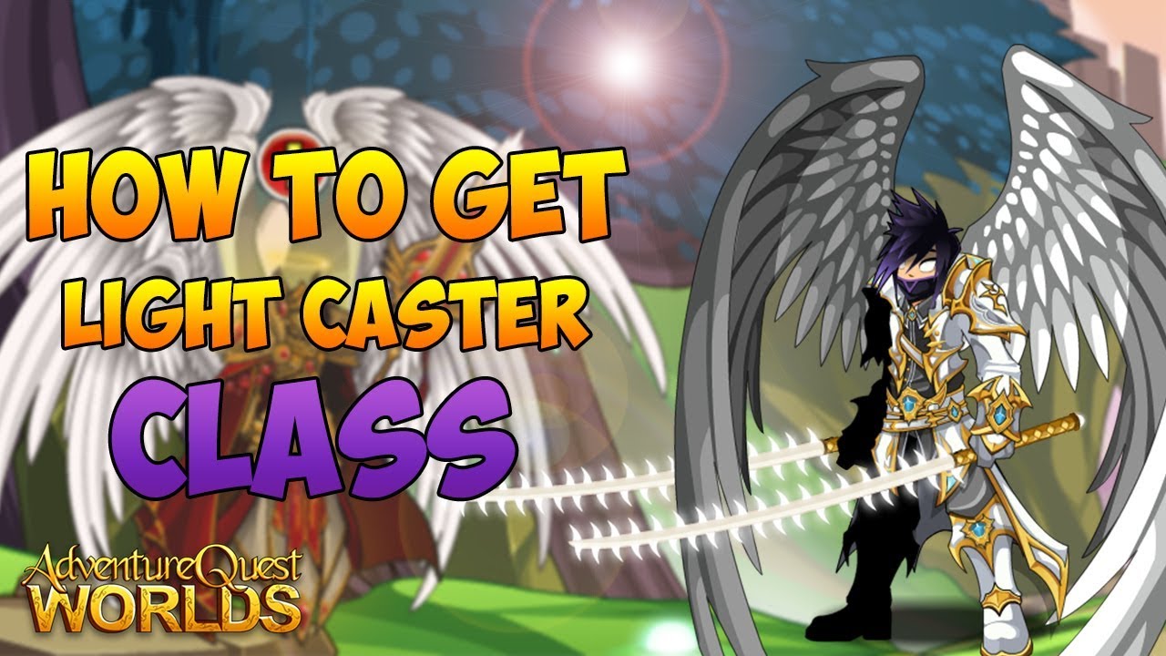 =AQW= How to get Light Caster Class 2017 AdventureQuest Worlds - YouTube