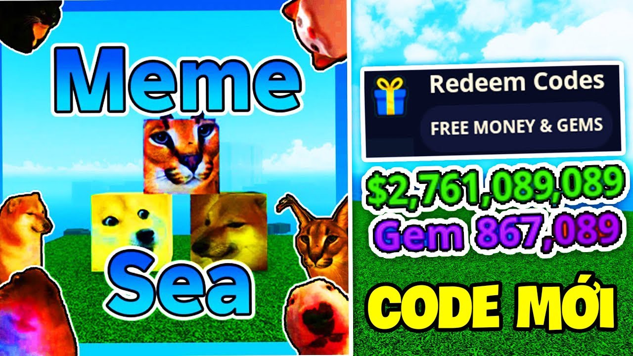 Roblox | Nhập Code Meme Sea Update 4 Mới Nhất Nhận Gem Và Quà Miễn Phí ...