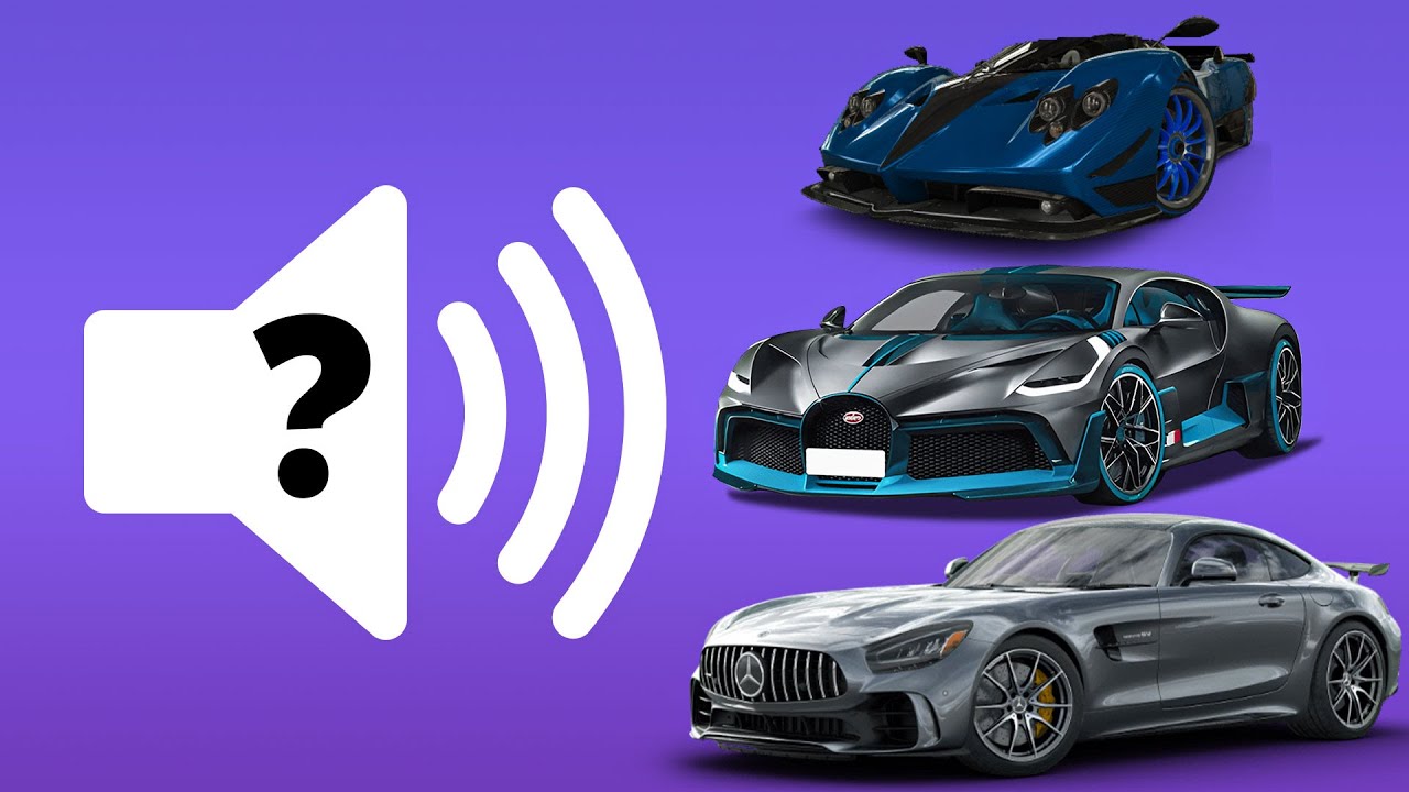 Guess The Car By The Sound (Bugatti, Audi R8..) | Car Quiz Challenge ...