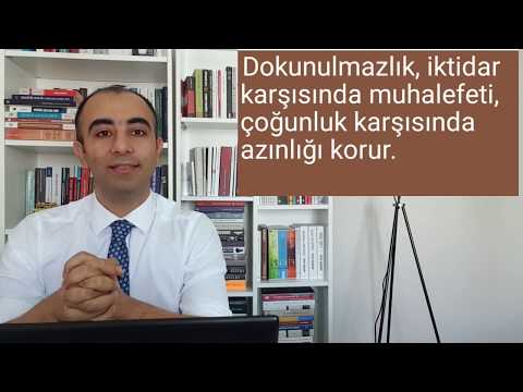 Türk Anayasa Hukuku Dersleri-Yasama Dokunulmazlığı