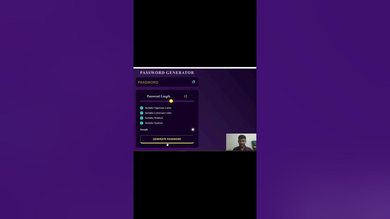 Strong Mini Project Using Html Css And Javascript Programming Coding Youtube