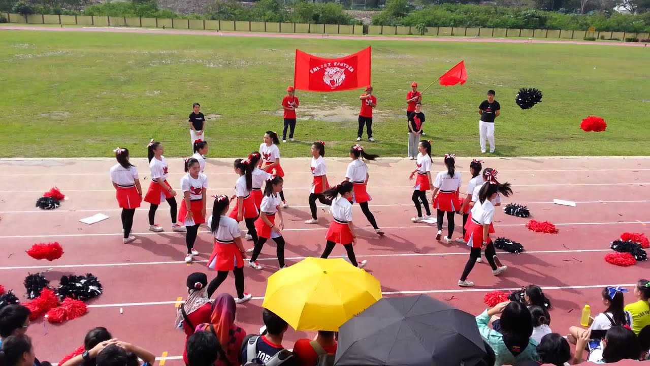 SMK Sri Sentosa Red House Cheerleader 2014 - YouTube