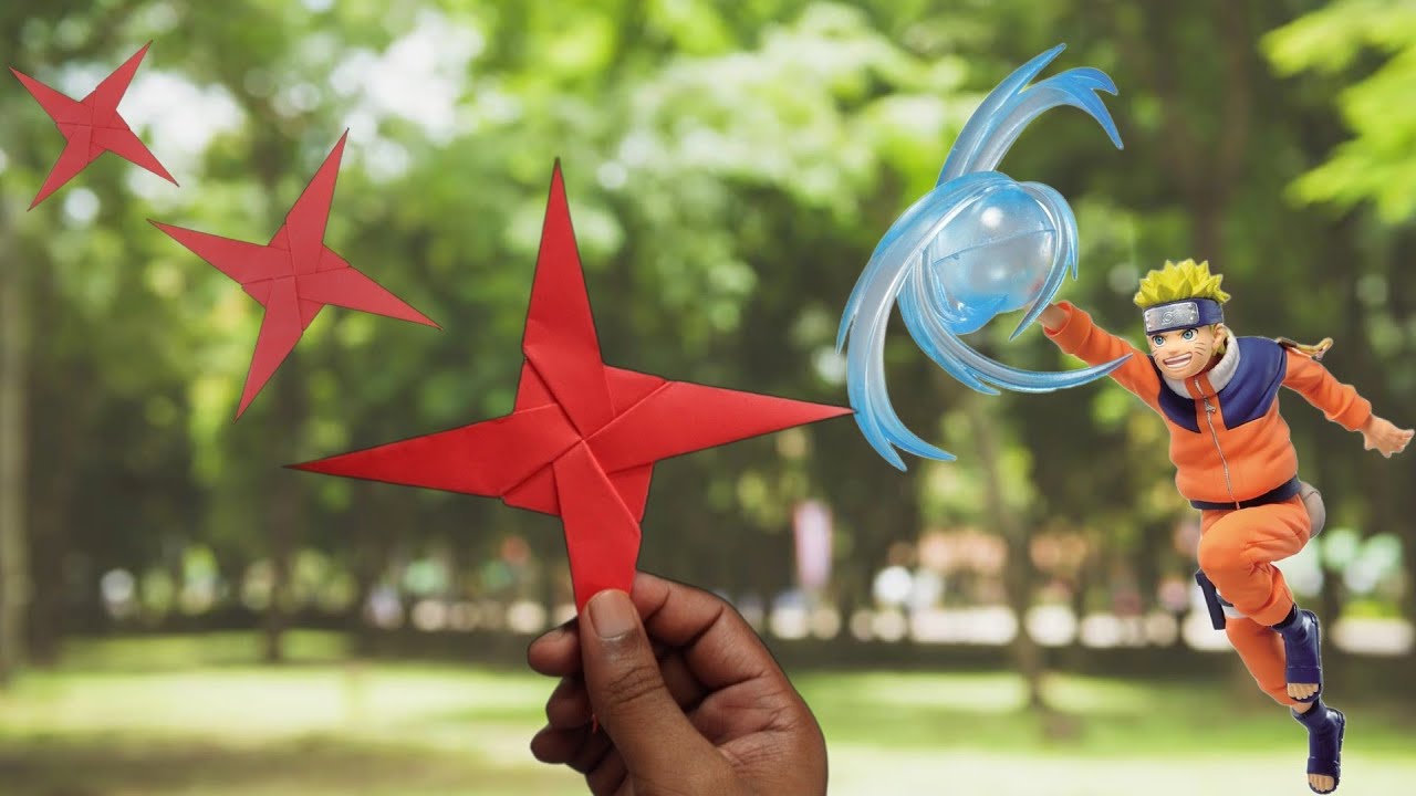 Naruto Ninja Star | Naruto Paper Shuriken - How to make Origami Naruto ...