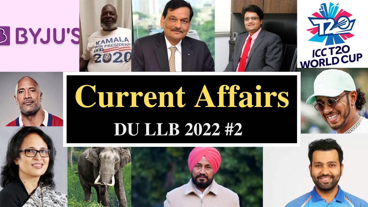 DU LLB 2022 || Current Affairs || Episode 2 || Mega Series || - YouTube
