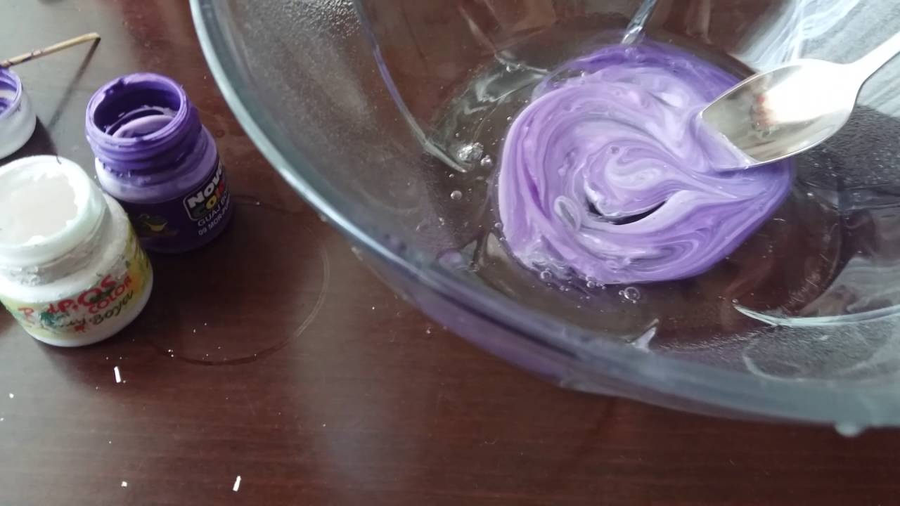 Harika lila slime_Purple Slime-Su İpek - YouTube