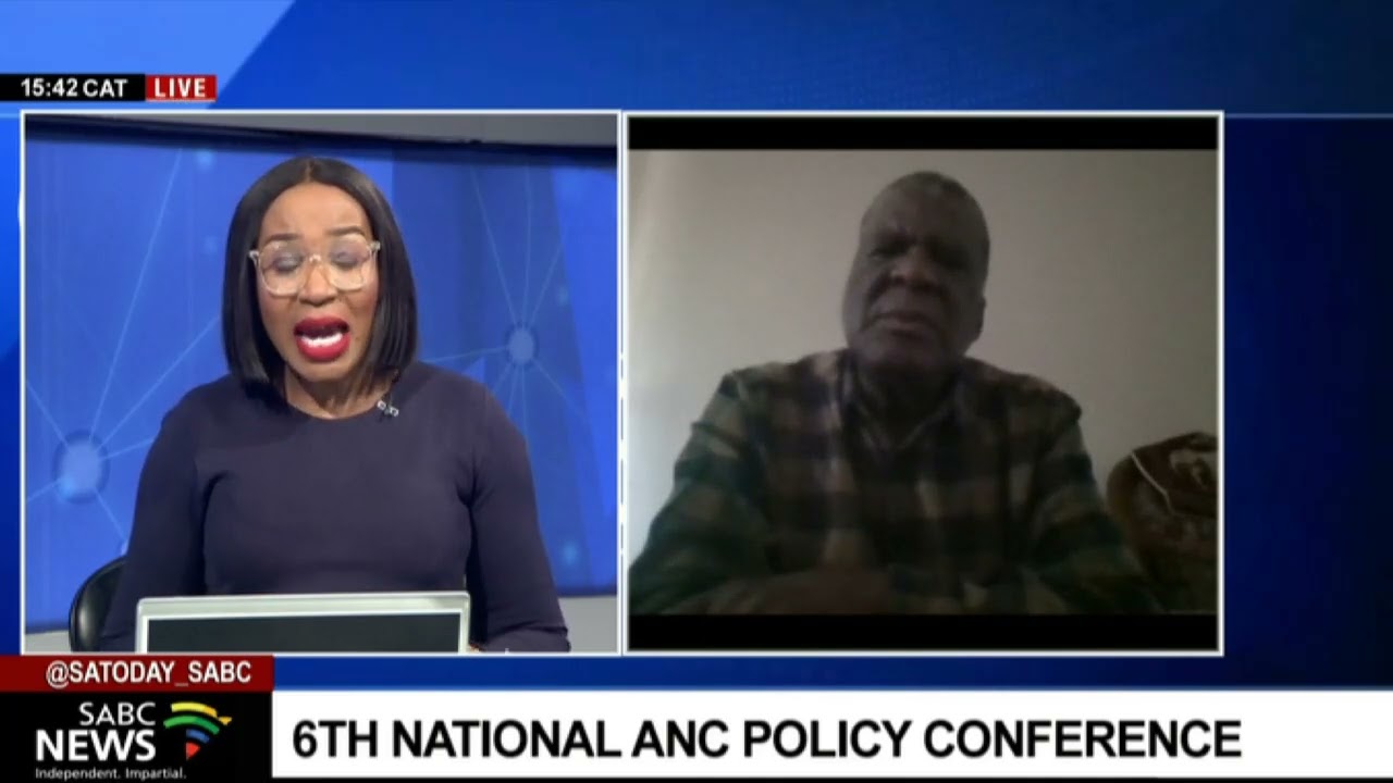 ANC Policy Conference | Political analyst Enoch Maponya - YouTube