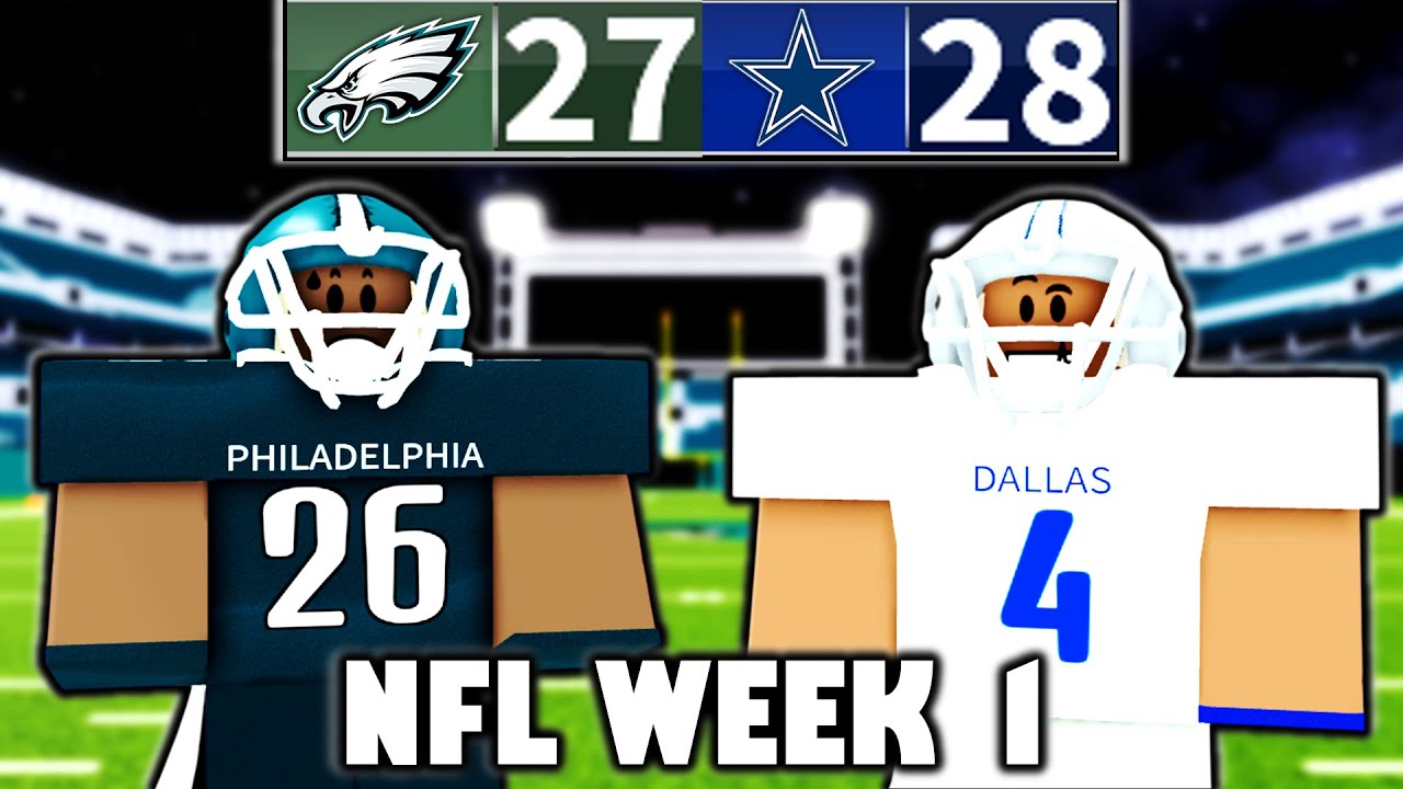 Roblox Football Fusion 2 Predicts NFL Week 1! - YouTube