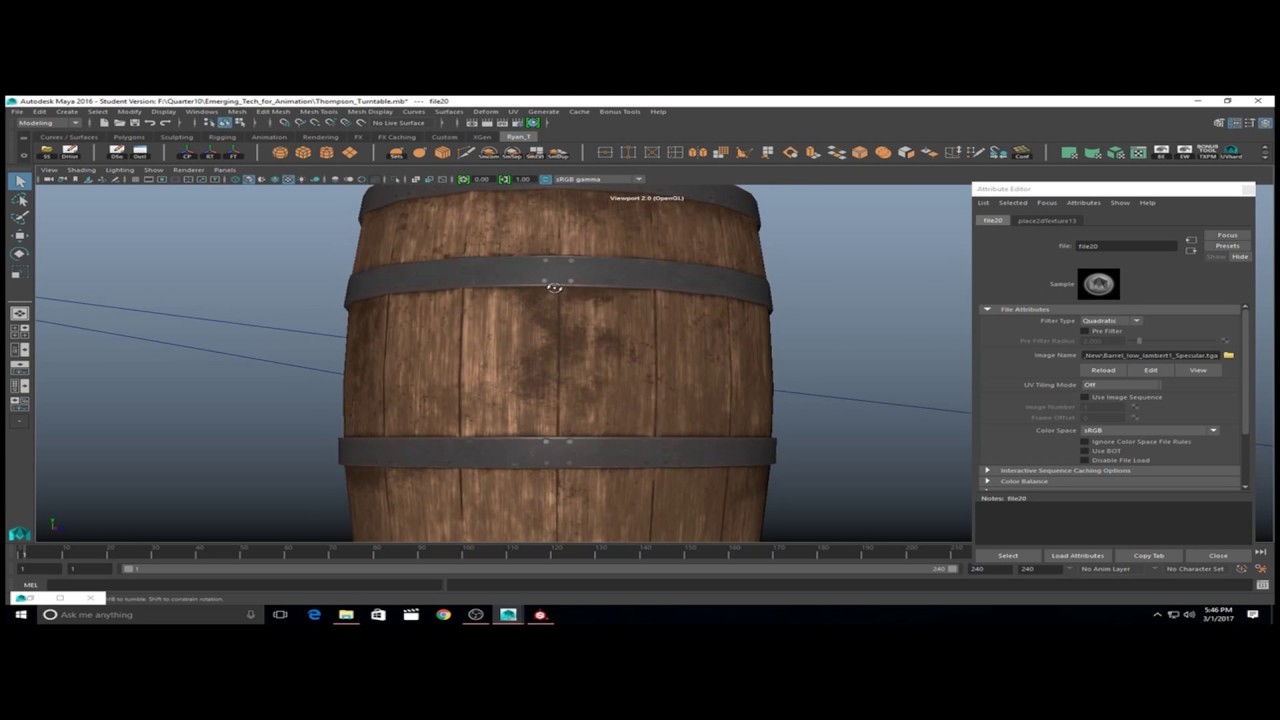 Substance to Maya 2016 Blinn Material - YouTube