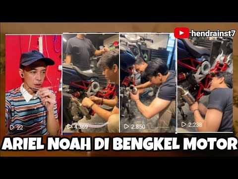 879 ARIEL NOAH DI BENGKEL MOTOR PASCA RESIGN DARI NOAH - YouTube