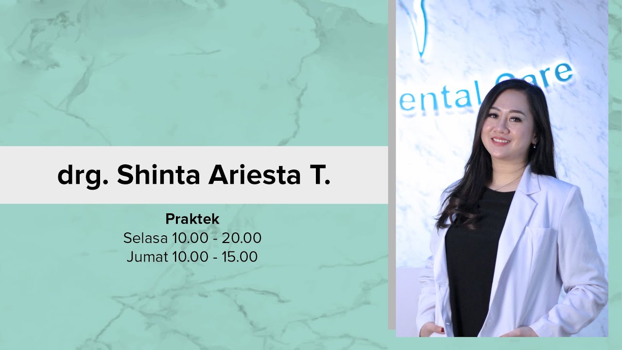Hi I'm your dentist drg Shinta Ariesta & I'm gonna make your Smile ...