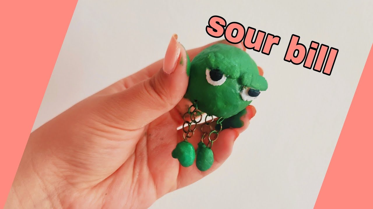 Diy cute sour bill from wreck it Ralph - YouTube
