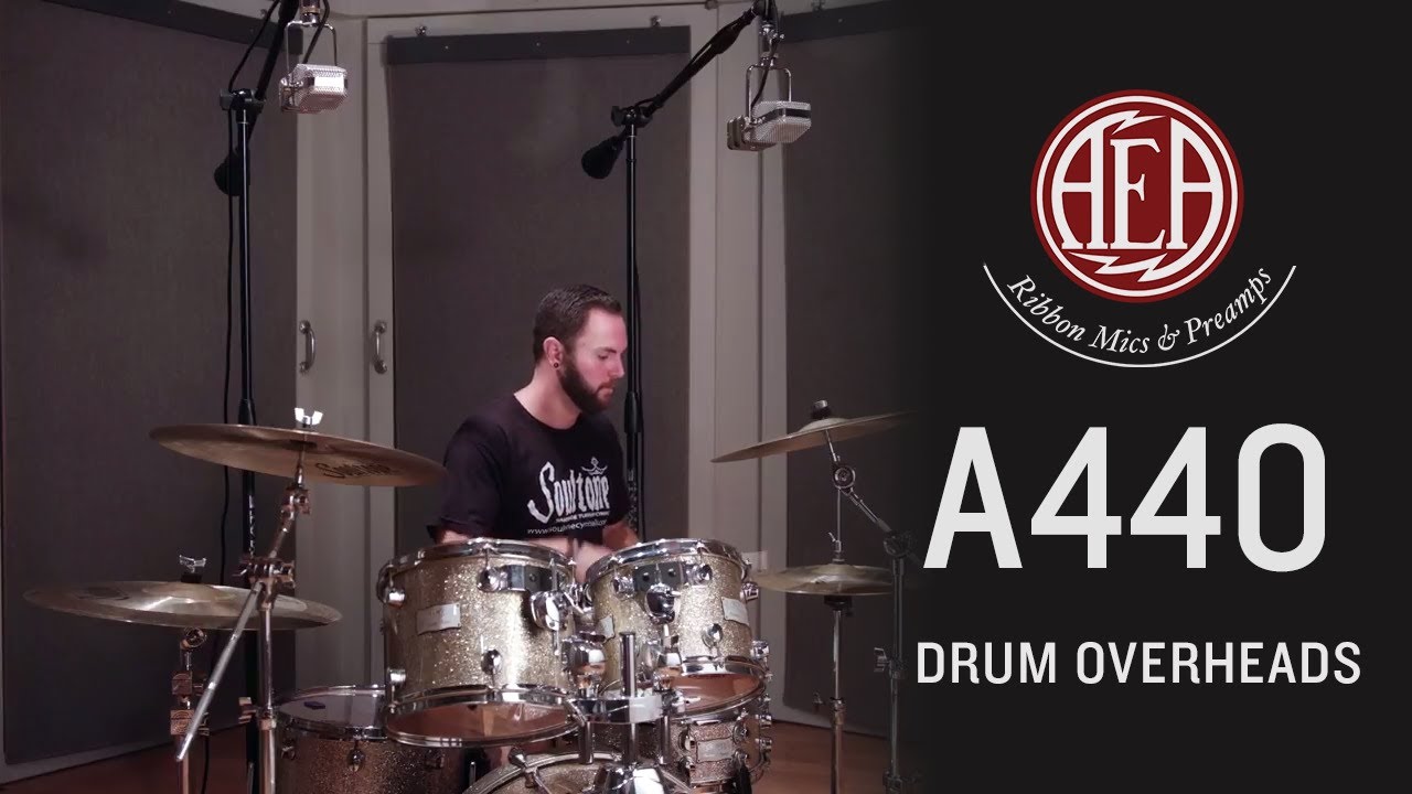 AEA A440 - Drum Overheads - Listening Library - YouTube