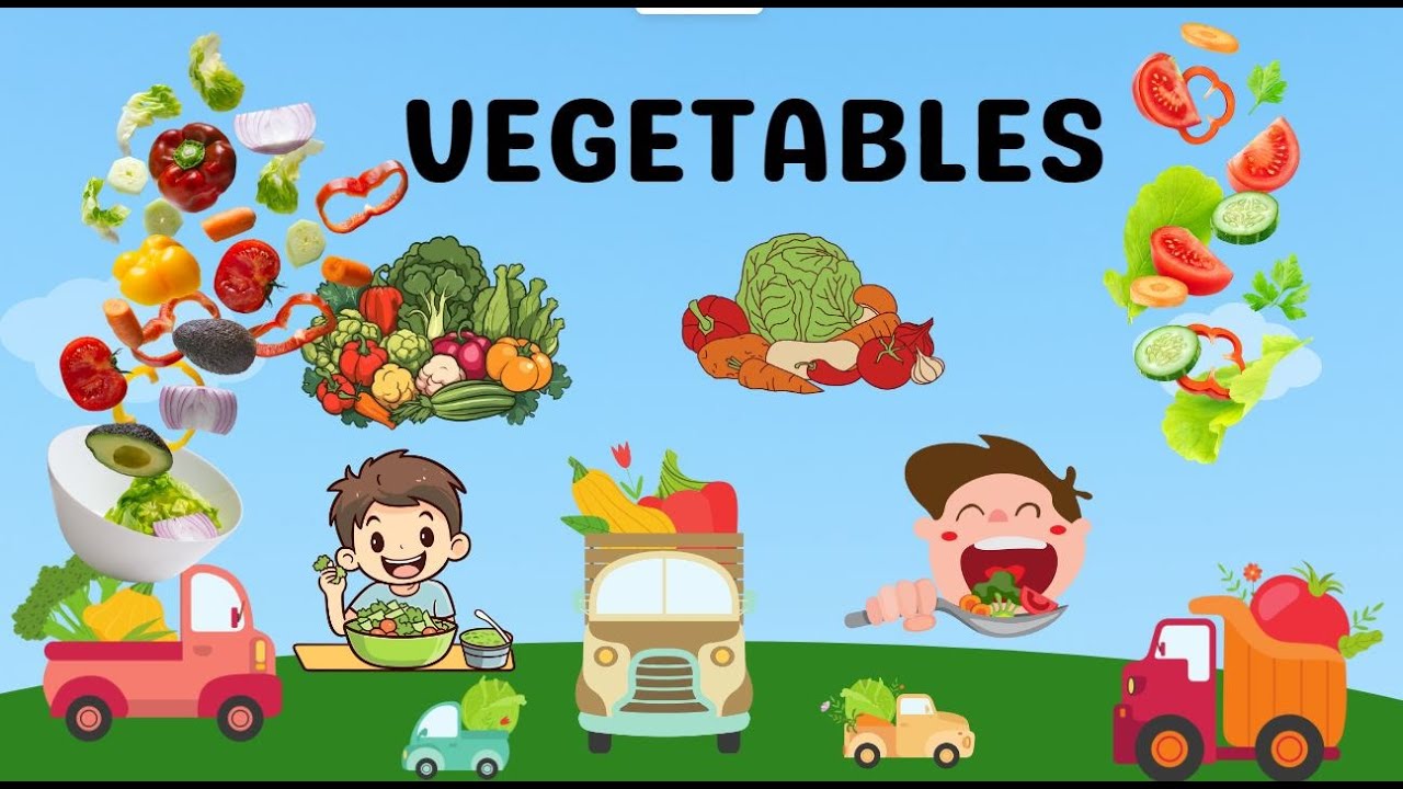 Veggie Fun - Learn vegetables with this simple song - YouTube
