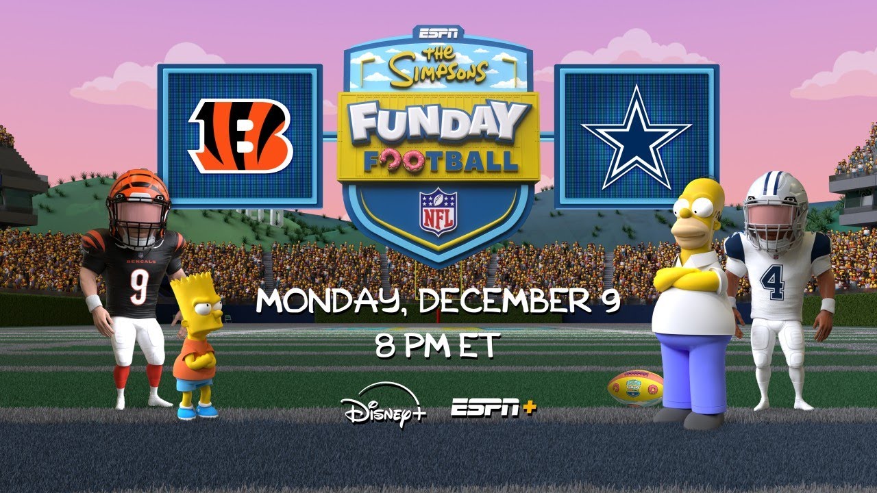 The Simpsons Funday Football - Live Animated NFL Game Altcast - YouTube