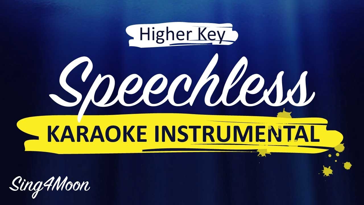 Speechless – Naomi Scott/Aladdin (Piano Karaoke Instrumental) Higher ...