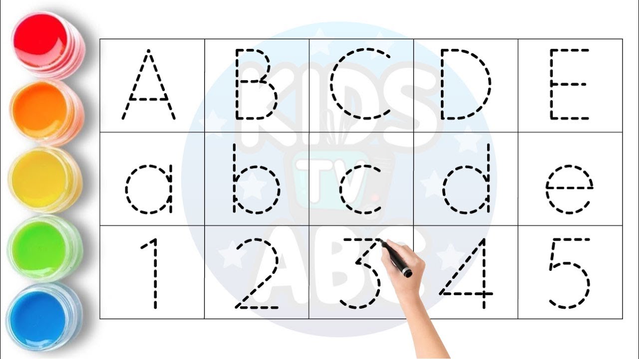 ABC for Kids | Alphabet writing for kids | A to Z | Write the alphabet ...