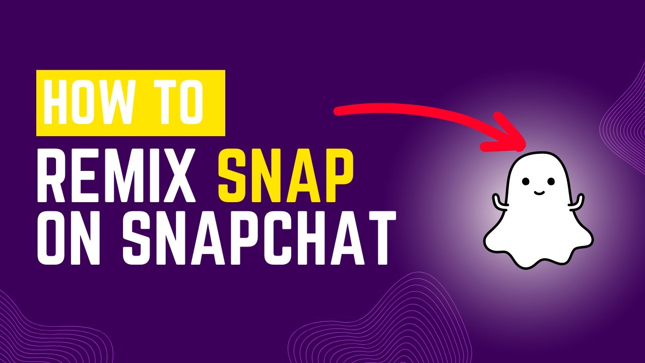 How to remix snap on snapchat 2024 - YouTube