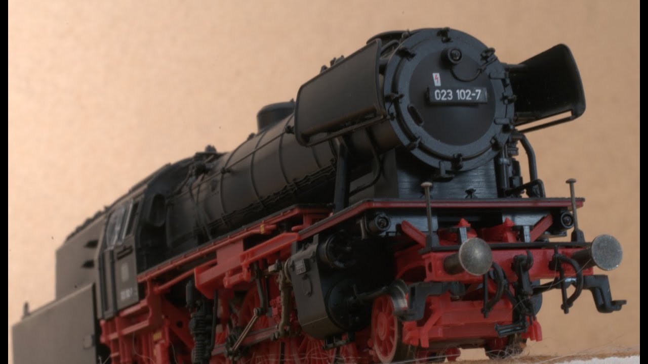 Modell-Dampflok-Portrait BR 023 102-7 von Roco, digitalisiert, ohne ...