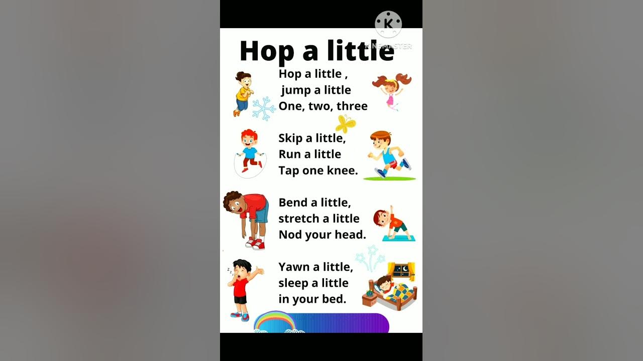 Nursery Rhyme for toddlers & Preschoolers | Poems for kids #rhymes # ...