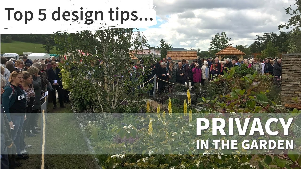 5 ways to create privacy in the garden - YouTube