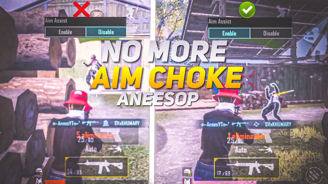 🔥No more aim choke problem in close range | Tips and tricks for 99% aim lock (bgmi/pubg) derives ...