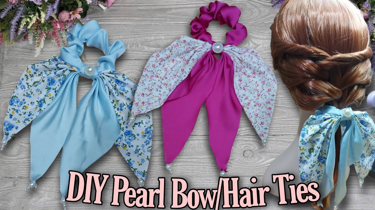 DIY HAIR TIES| EASY TUTORIAL 😍#74 - YouTube