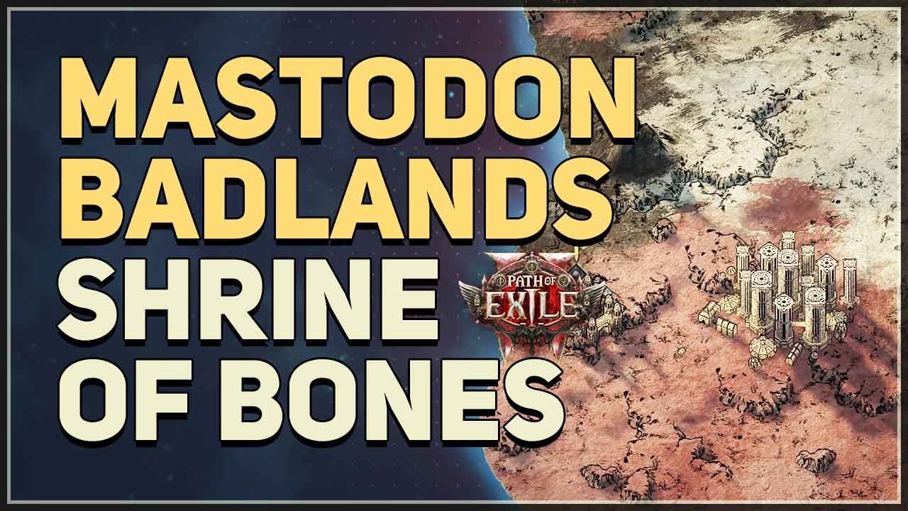 Mastodon Badlands Shrine of Bones Path of Exile 2 - YouTube