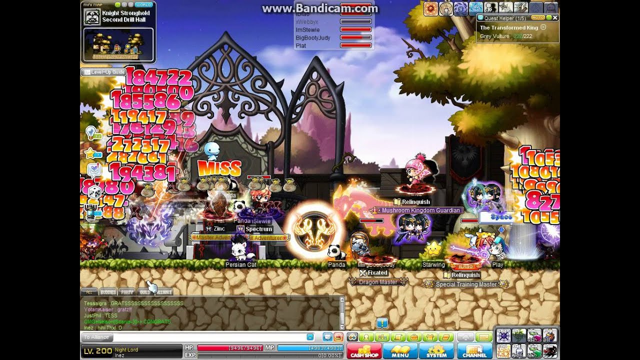 MapleStory [Extalia] Finally lv 200 NightLord - YouTube