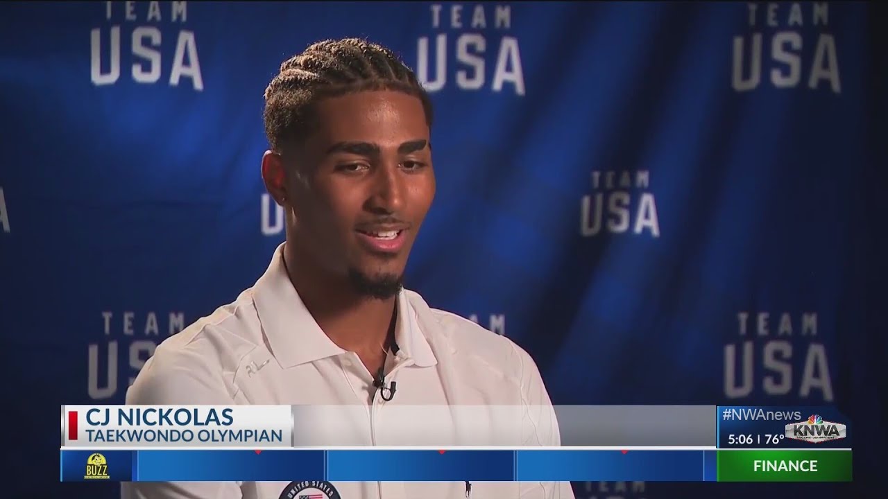 Taekwondo athlete CJ Nickolas aiming for gold in Paris - YouTube